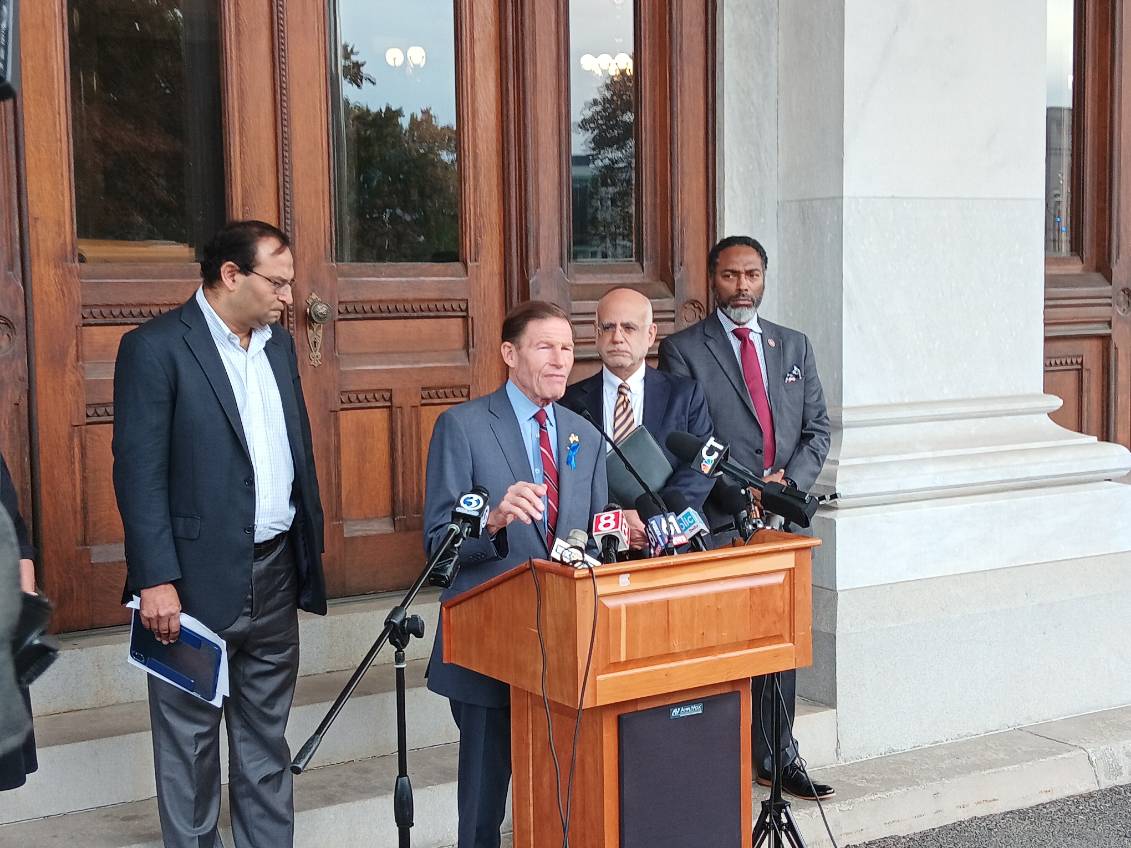 Blumenthal, CT leaders condemn hate amid rising antisemitic incidents