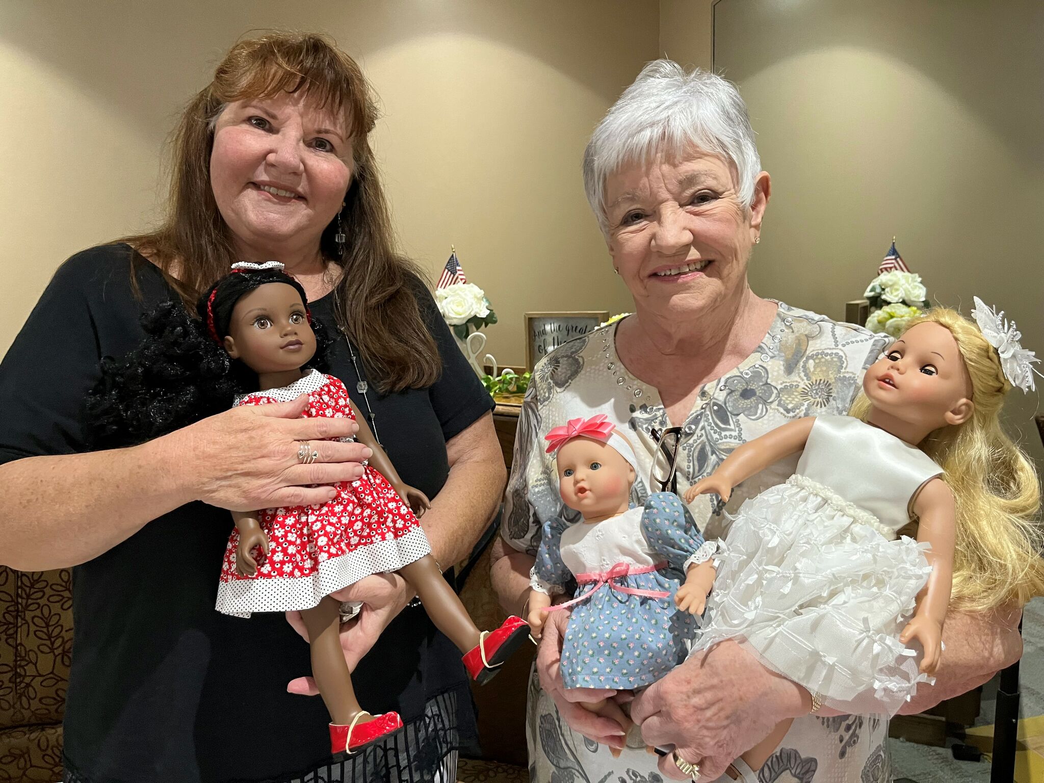 Dolly Mamas dollmaker the featured Lake Conroe Lions speaker