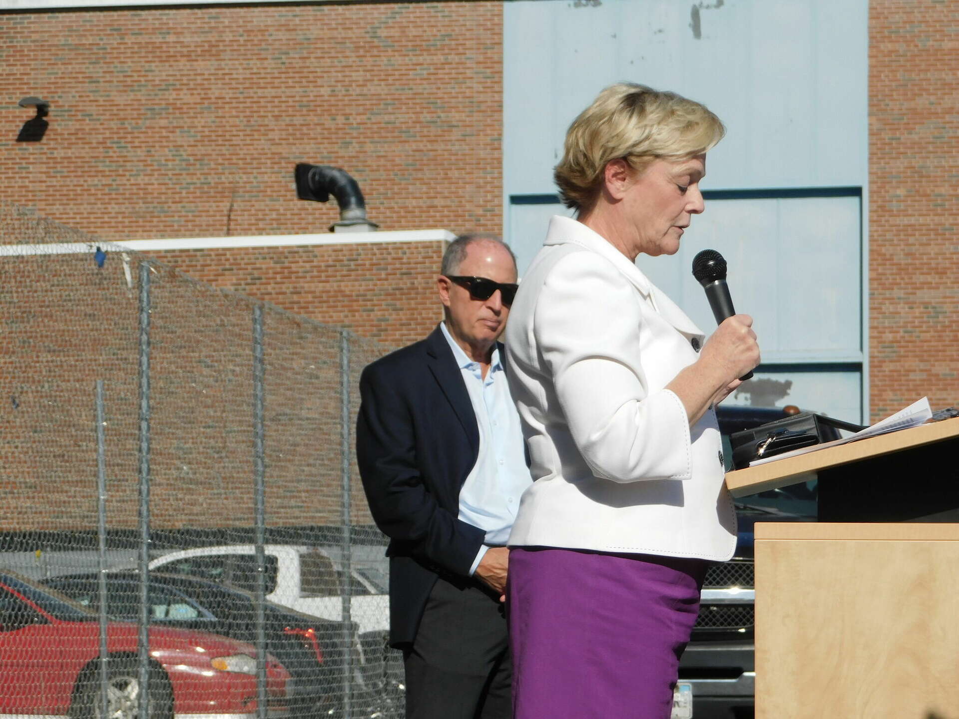 Demolition ceremony at Torrington Co.’s Standard Plant marks era's end