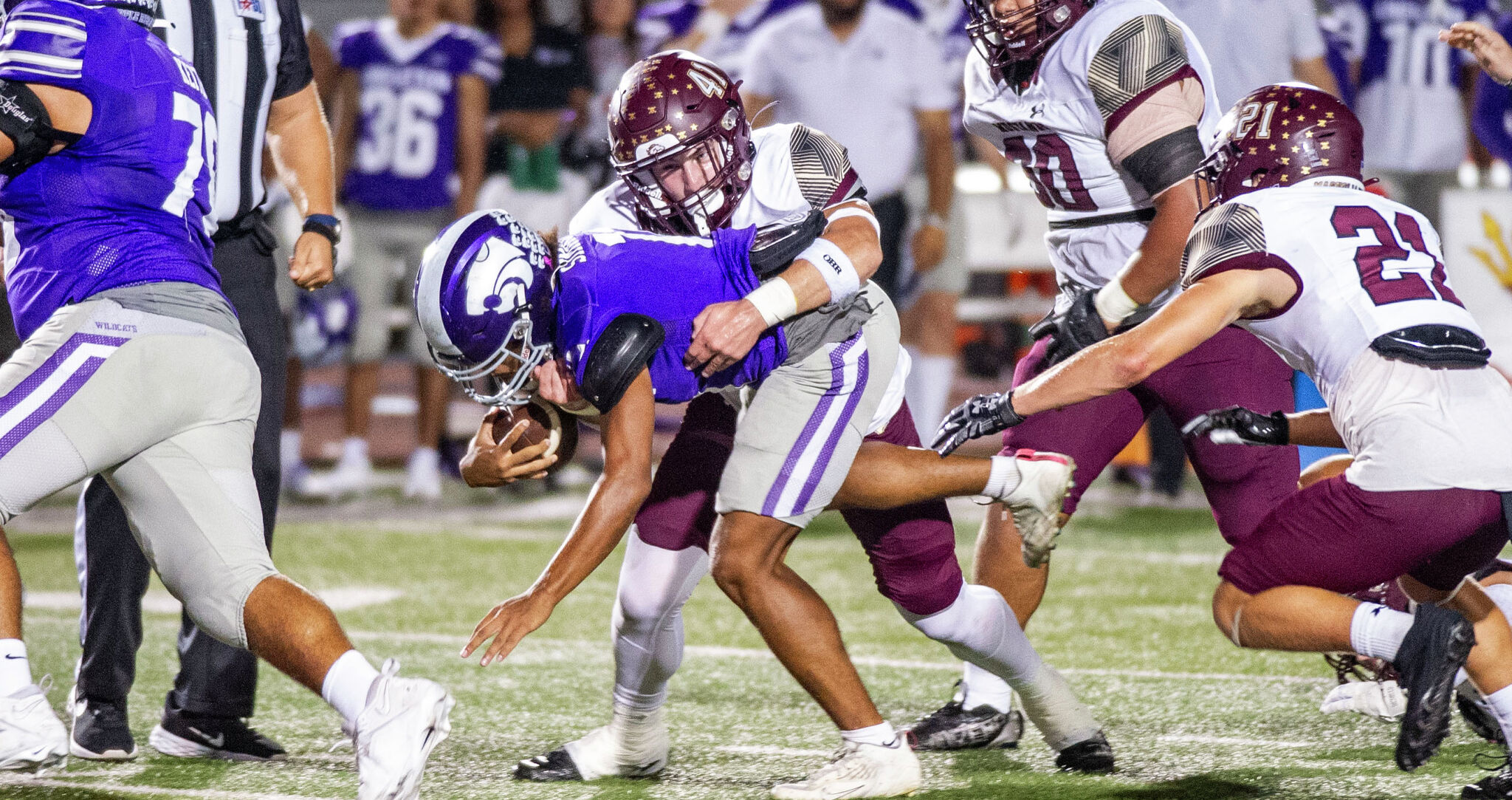 Magnolia West Mustangs win defensive battle vs. Angleton Wildcats