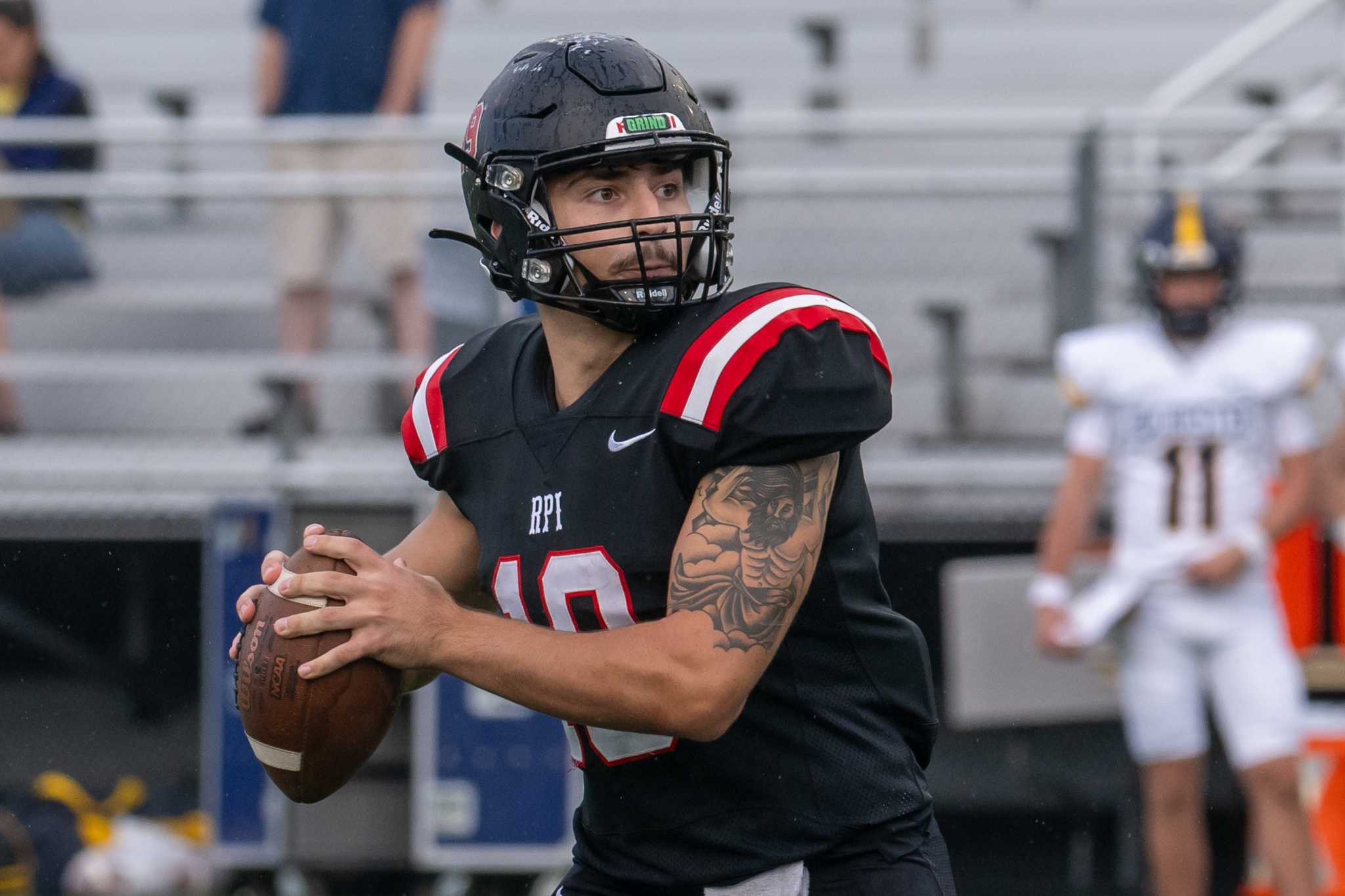RPI quarterback Jake Kazanowsky back to shoulder responsibility