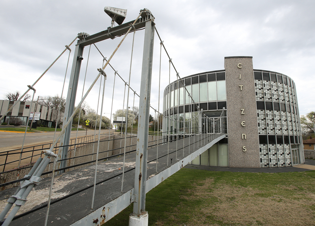 Old East Alton bank coming down