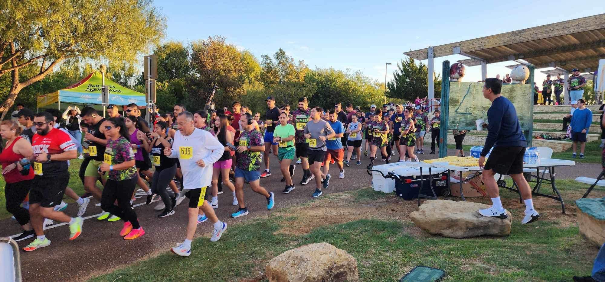 Alexander band holds Zombie Run at Laredo's North Central Park