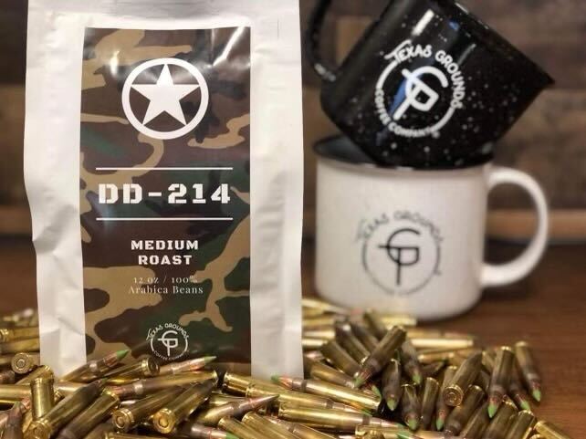 Texas Grounds Coffee Company is military-centric and veteran owned