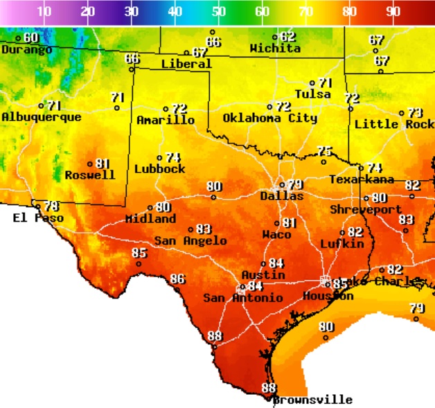 Halloween cool down ends, temperatures rise in Laredo weather forecast
