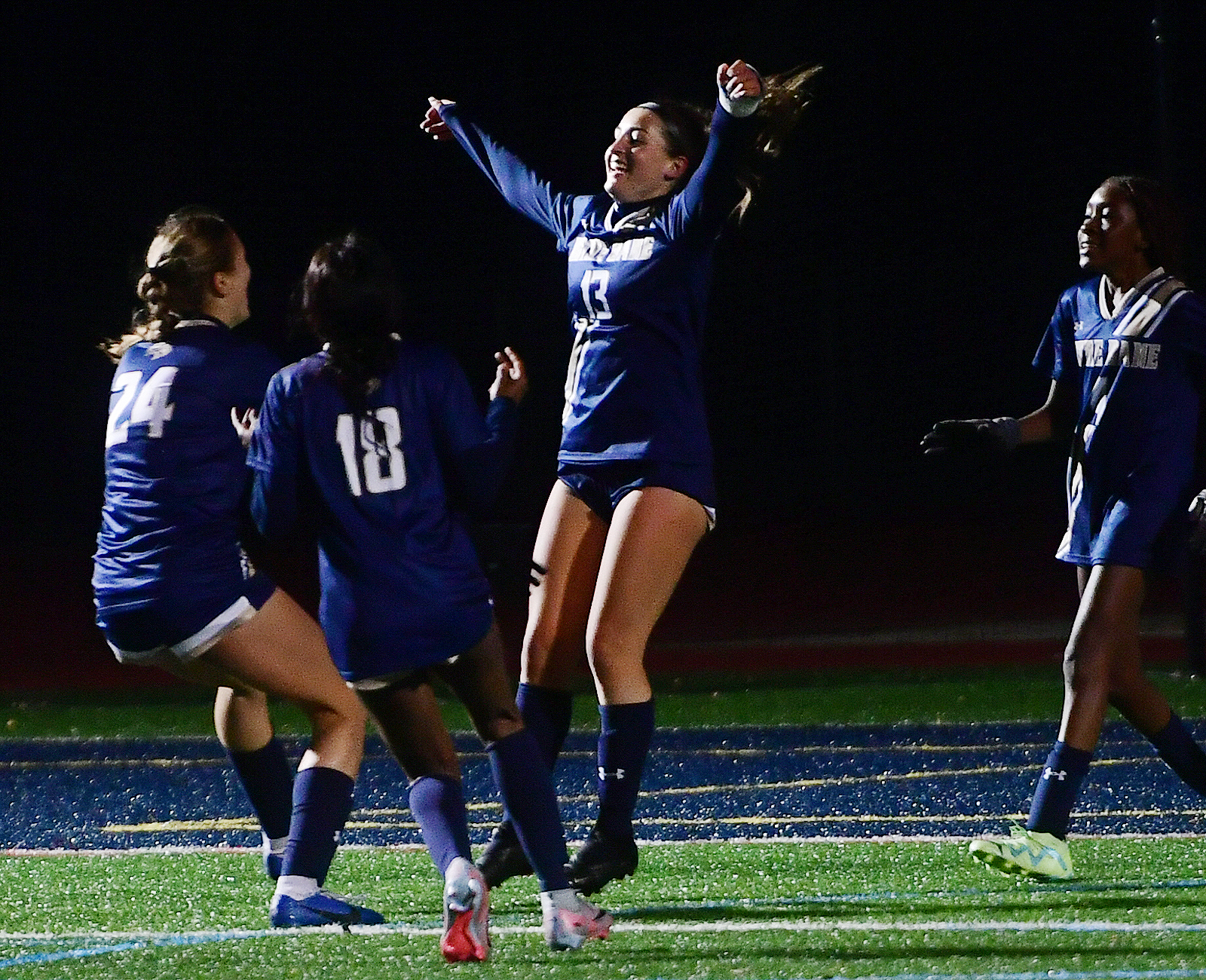 SWC girls soccer championship Notre Dame-Fairfield vs Brookfield
