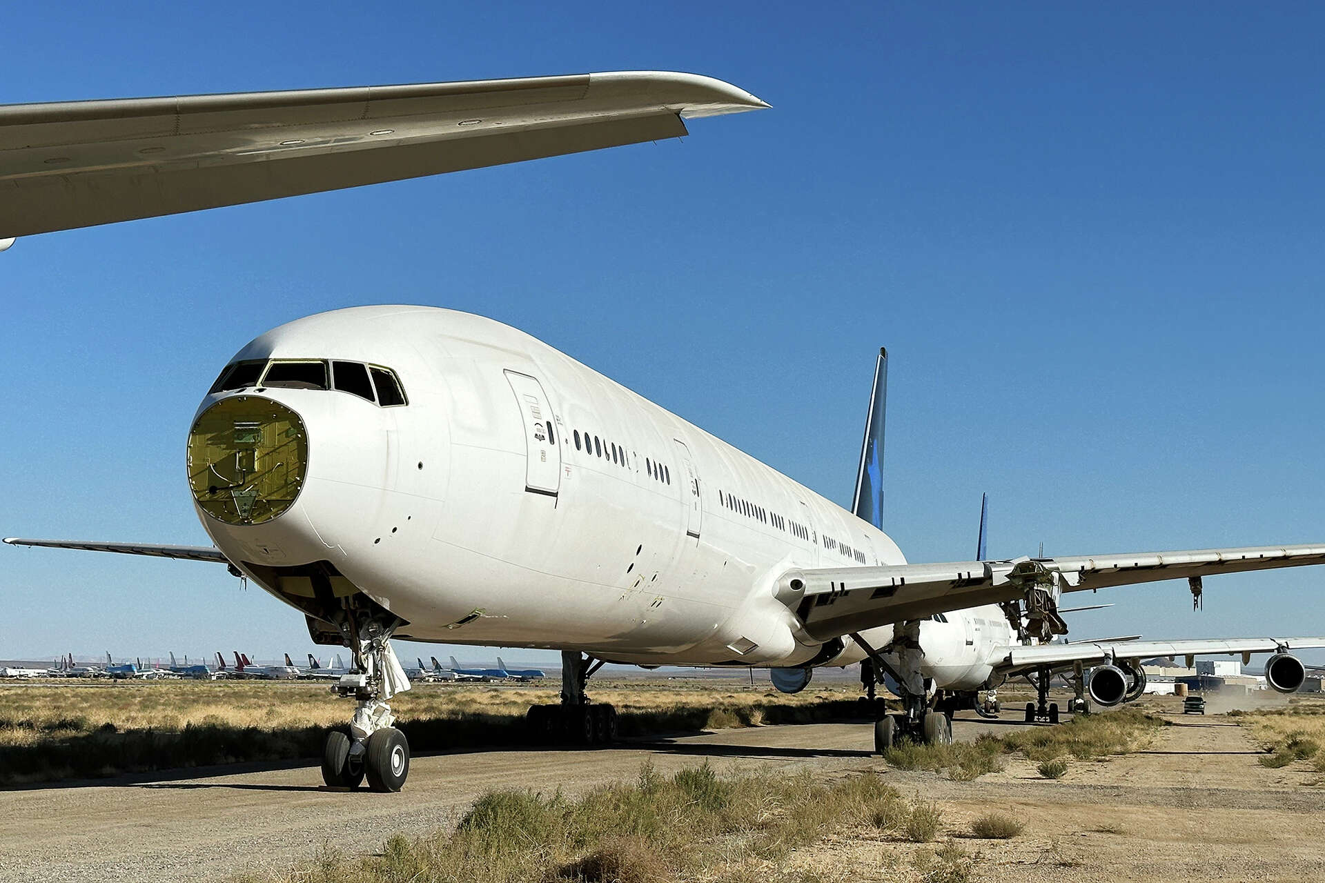The dusty corner of California where airplanes go to die