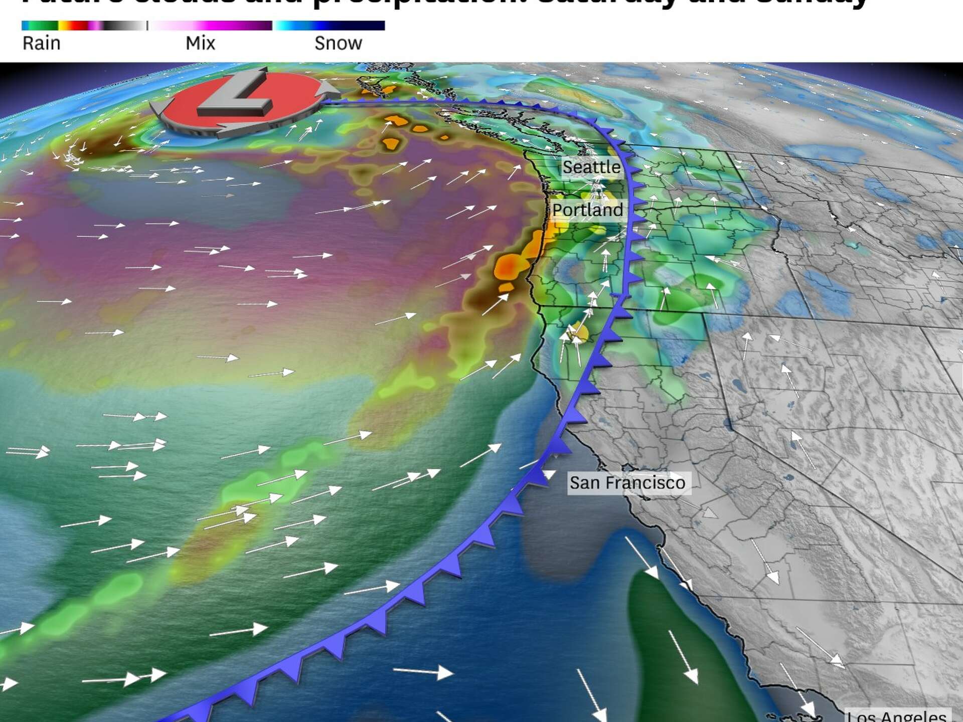 California weather: Storms will bring heavy rain to these regions
