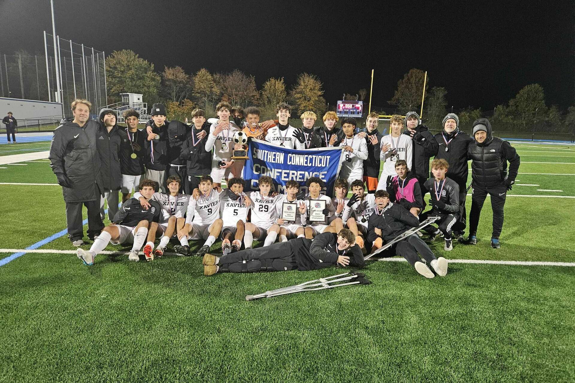 Xavier tops Hand, captures another SCC boys soccer championship