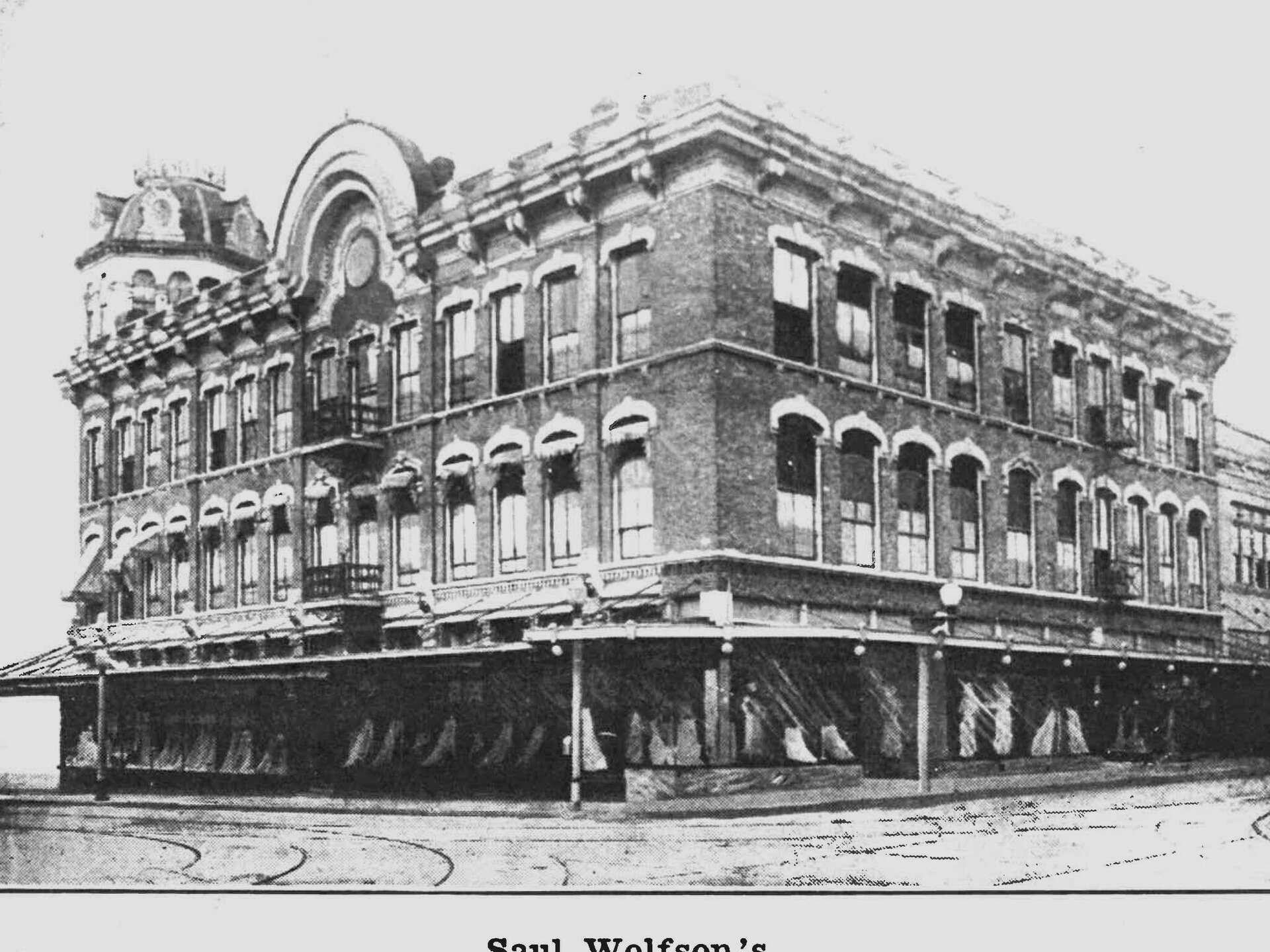 Wolfson’s store went from an adobe house to the Dullnig Building