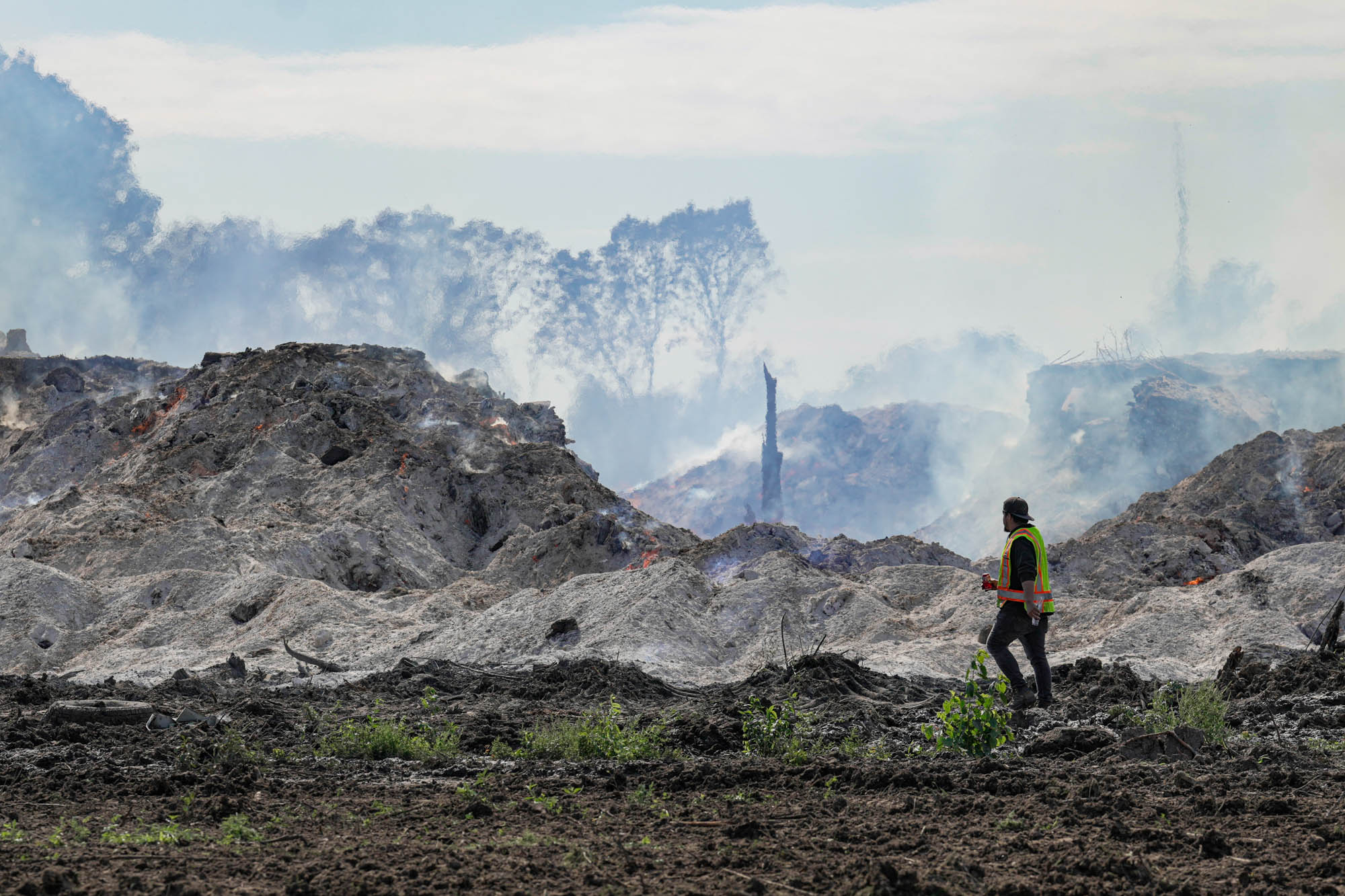 Spring Branch fire near Houston neighborhoods may last weeks