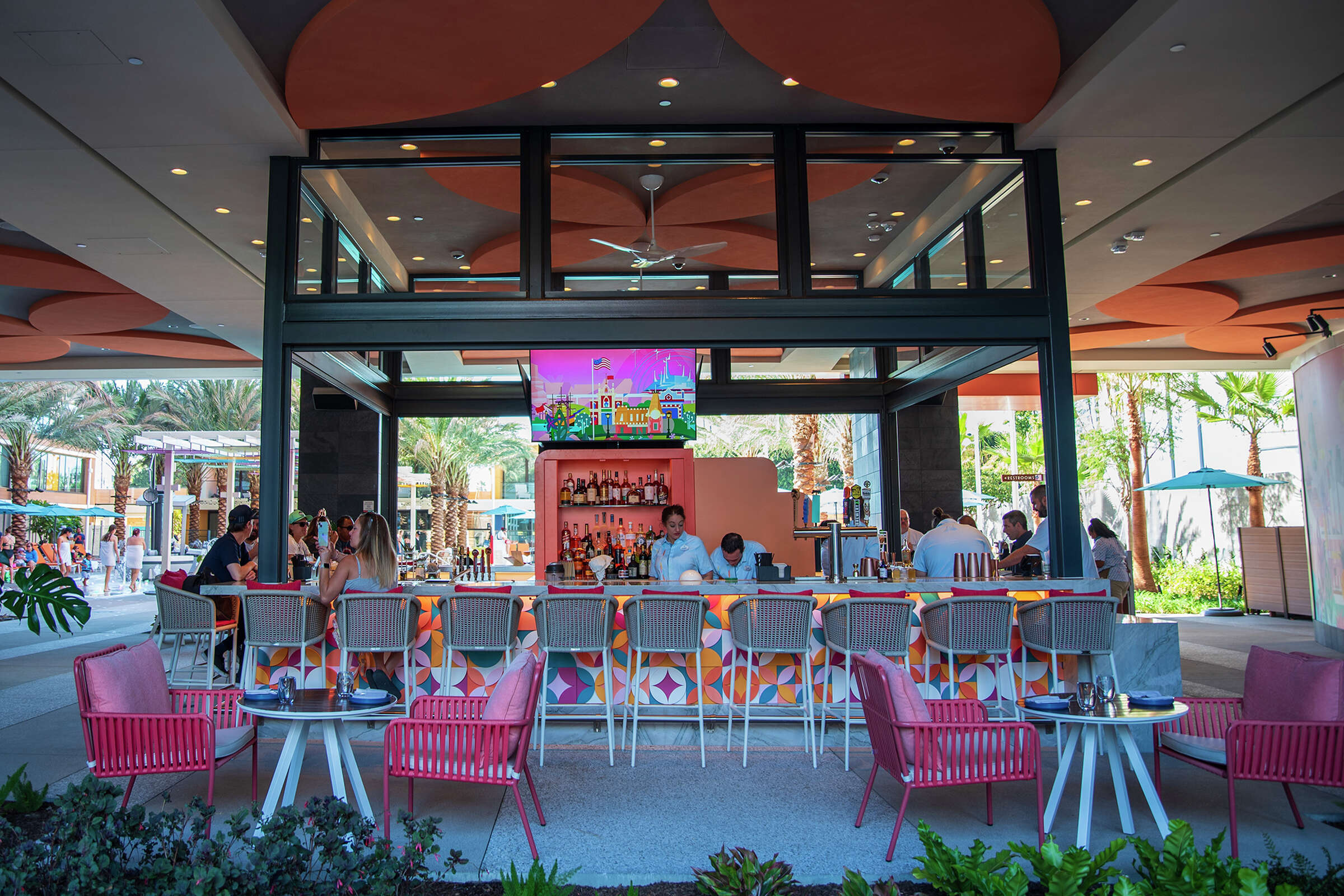 A first taste of Palm Breeze Bar, Disneyland's newest restaurant