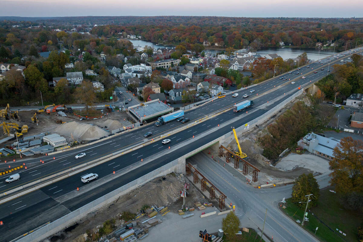 I-95 southbound bridge replacement work in Westport, Norwalk underway