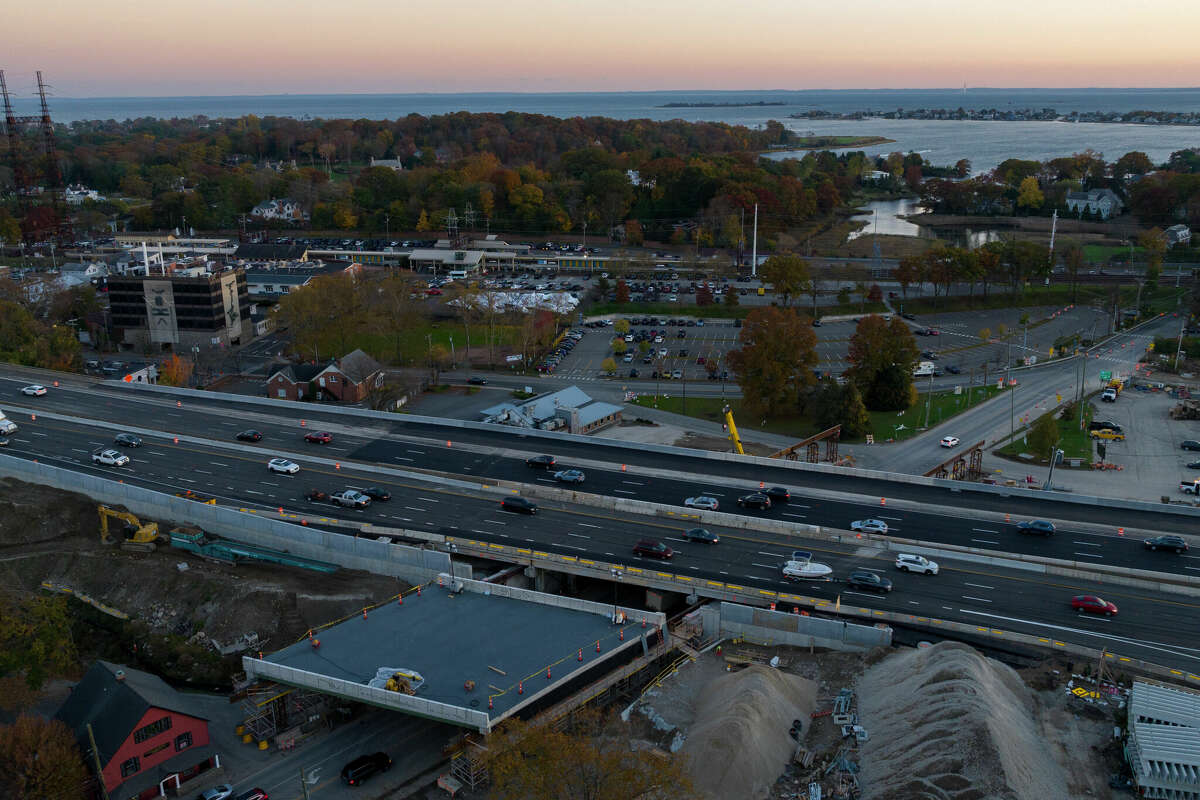 I-95 southbound bridge replacement work in Westport, Norwalk underway