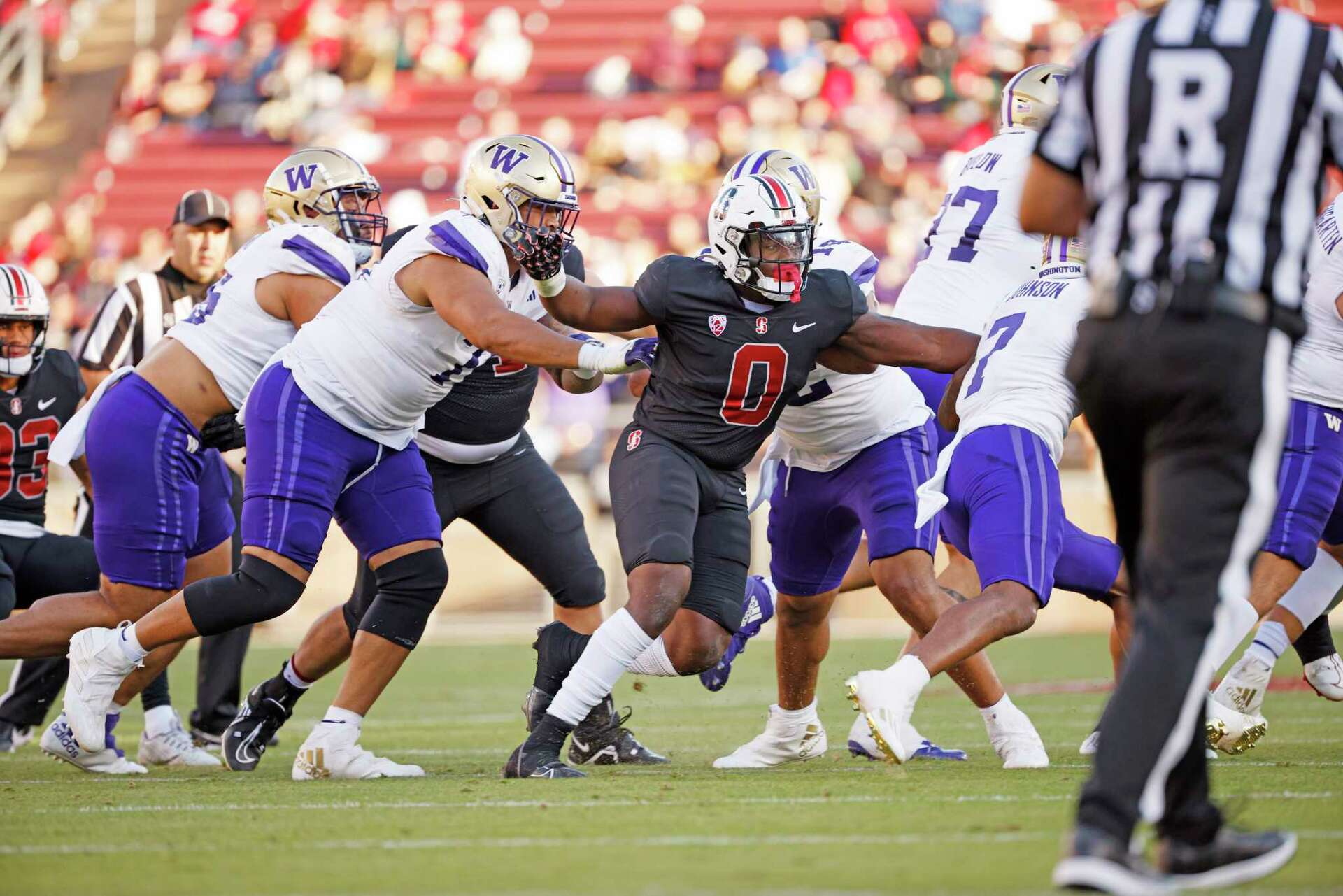 How Stanford’s top tackler Bernadel made history as midyear transfer