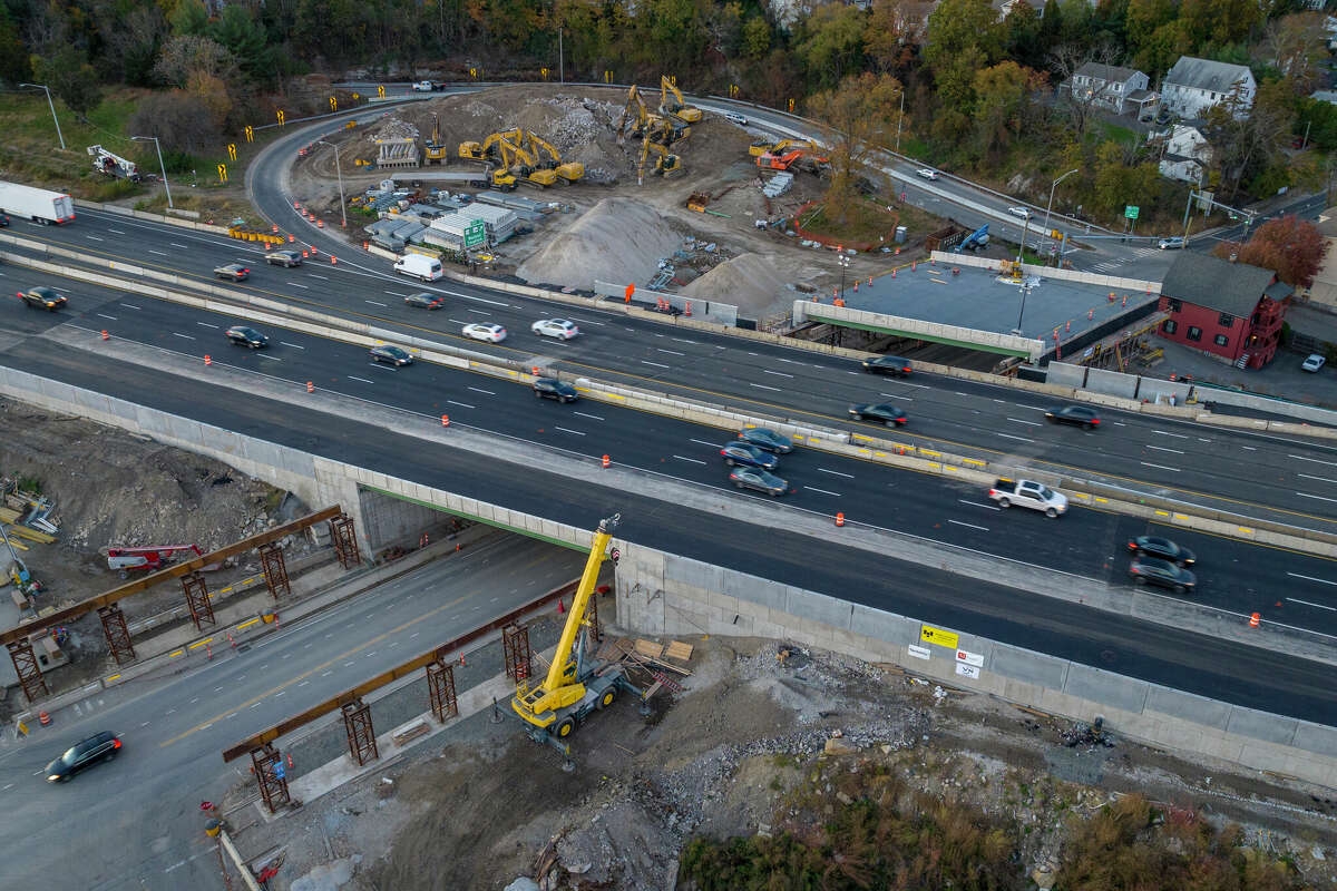 I-95 southbound bridge replacement work in Westport, Norwalk underway
