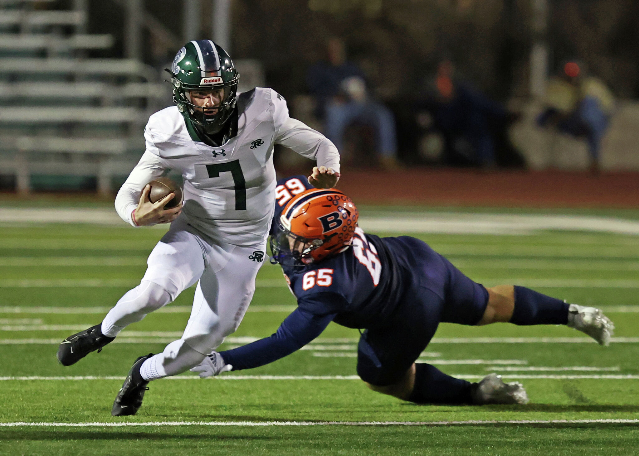Reagan, Johnson face tall tasks in area football playoff round