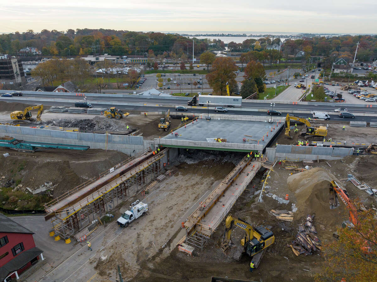 I-95 southbound bridge replacement work in Westport, Norwalk underway