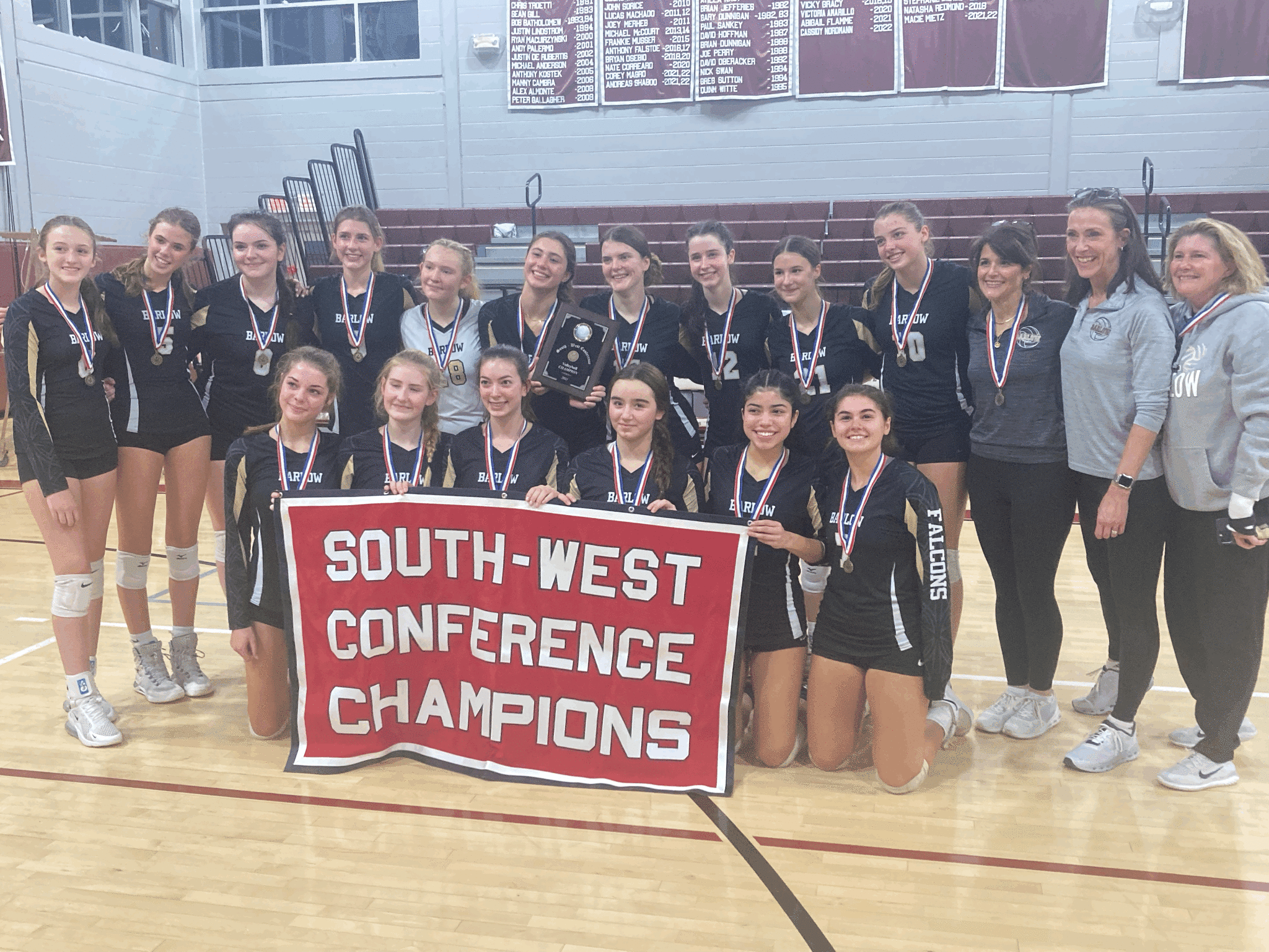 Joel Barlow girls volleyball won its second straight SWC title