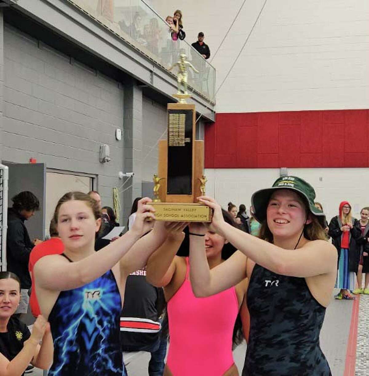Valley champs: Chargers swim to league title
