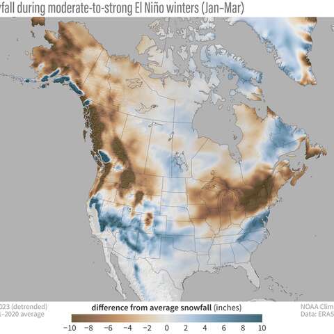 What NOAA's new snow maps say about California's upcoming winter