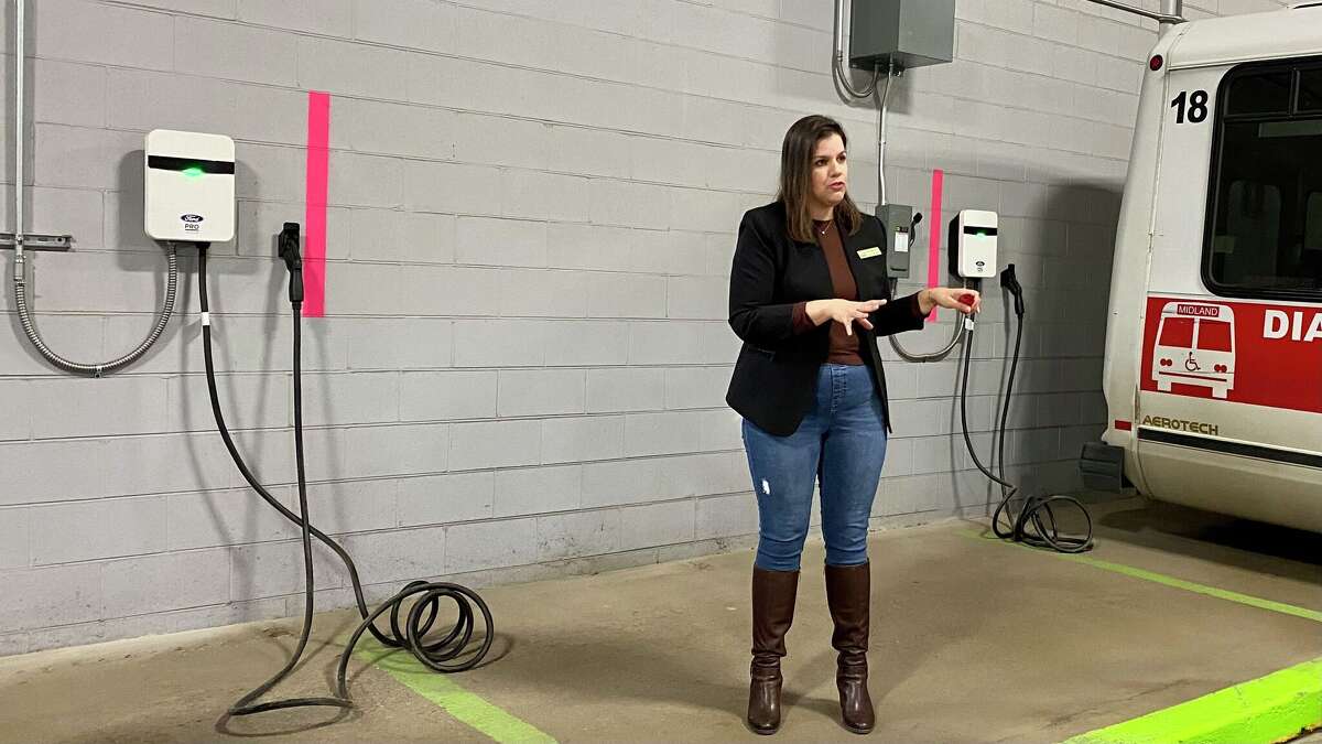 Midland Dial-A-Ride unveils first two electric vans in the region