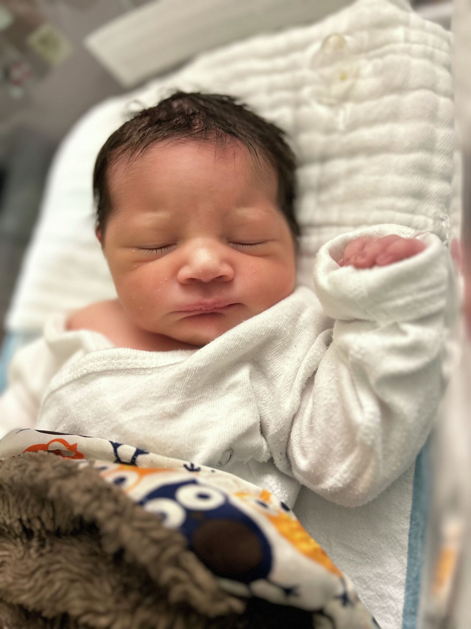 Birth announcement Chris Brian De Arce Jr. born on Oct. 25