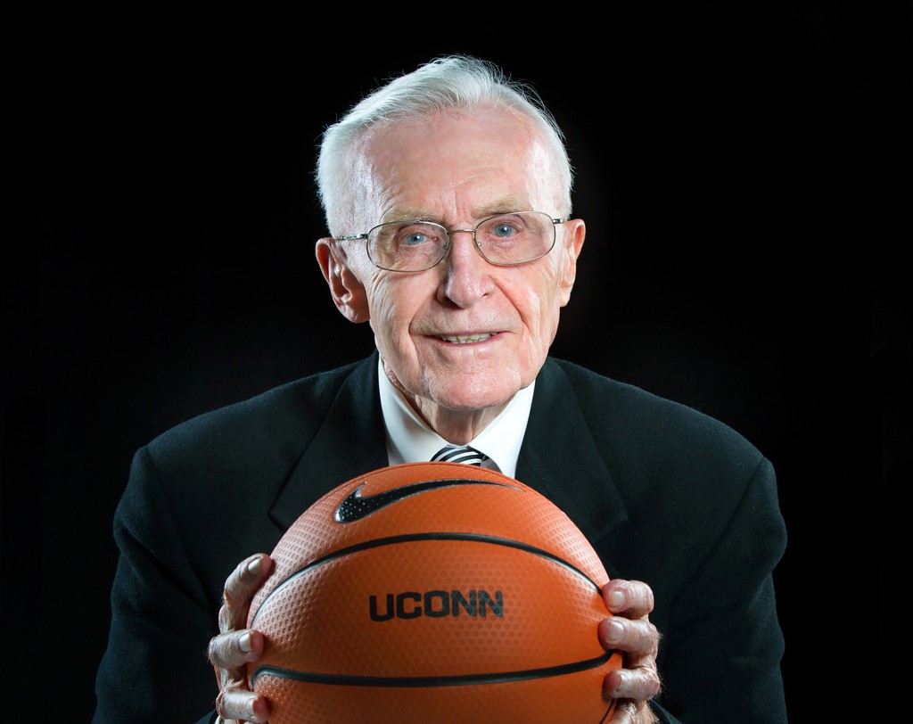 UConn honors legendary coach Dee Rowe with statue at Gampel Pavilion