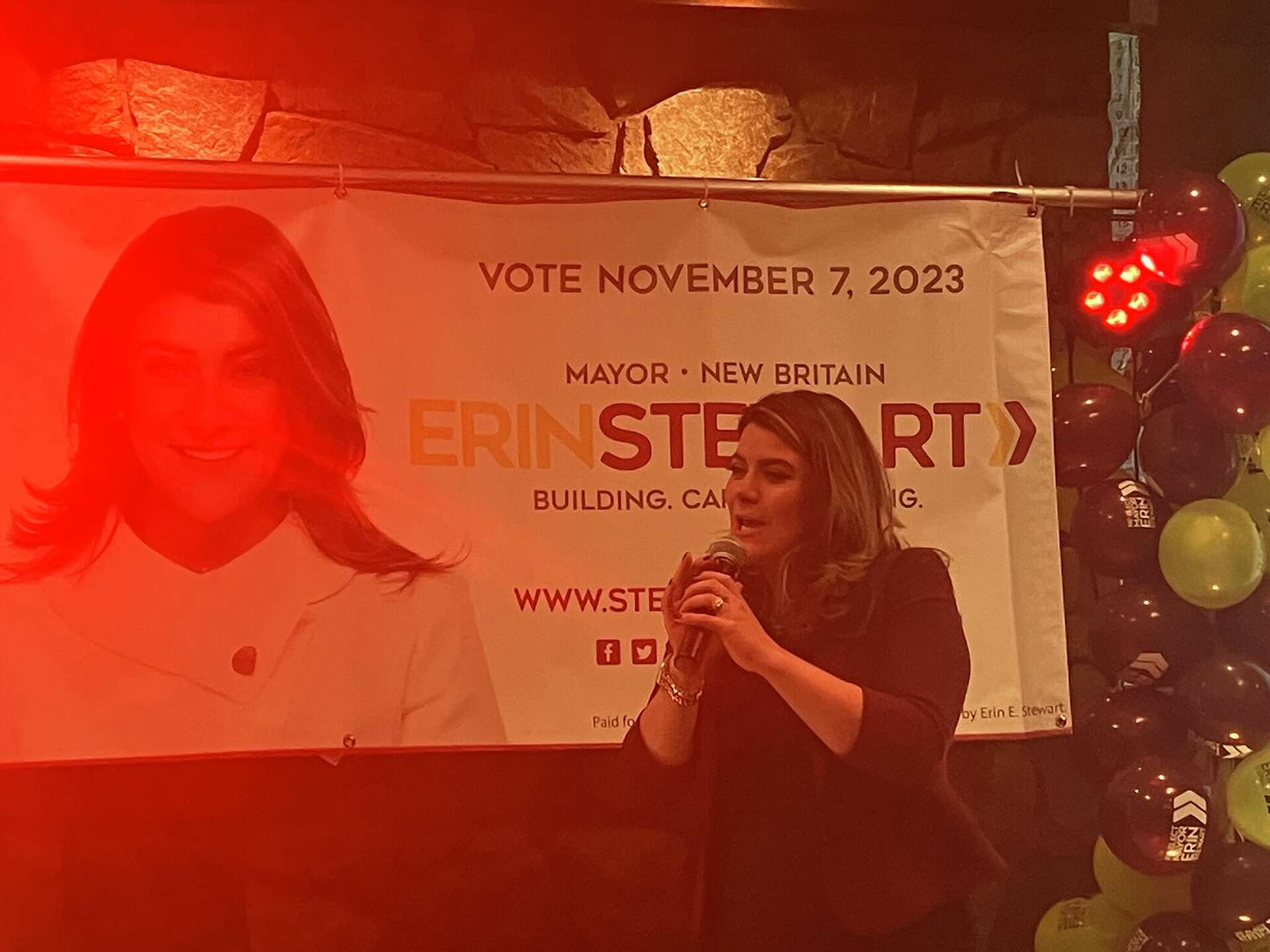 New Britain Mayor Erin Stewart easily wins 6th term