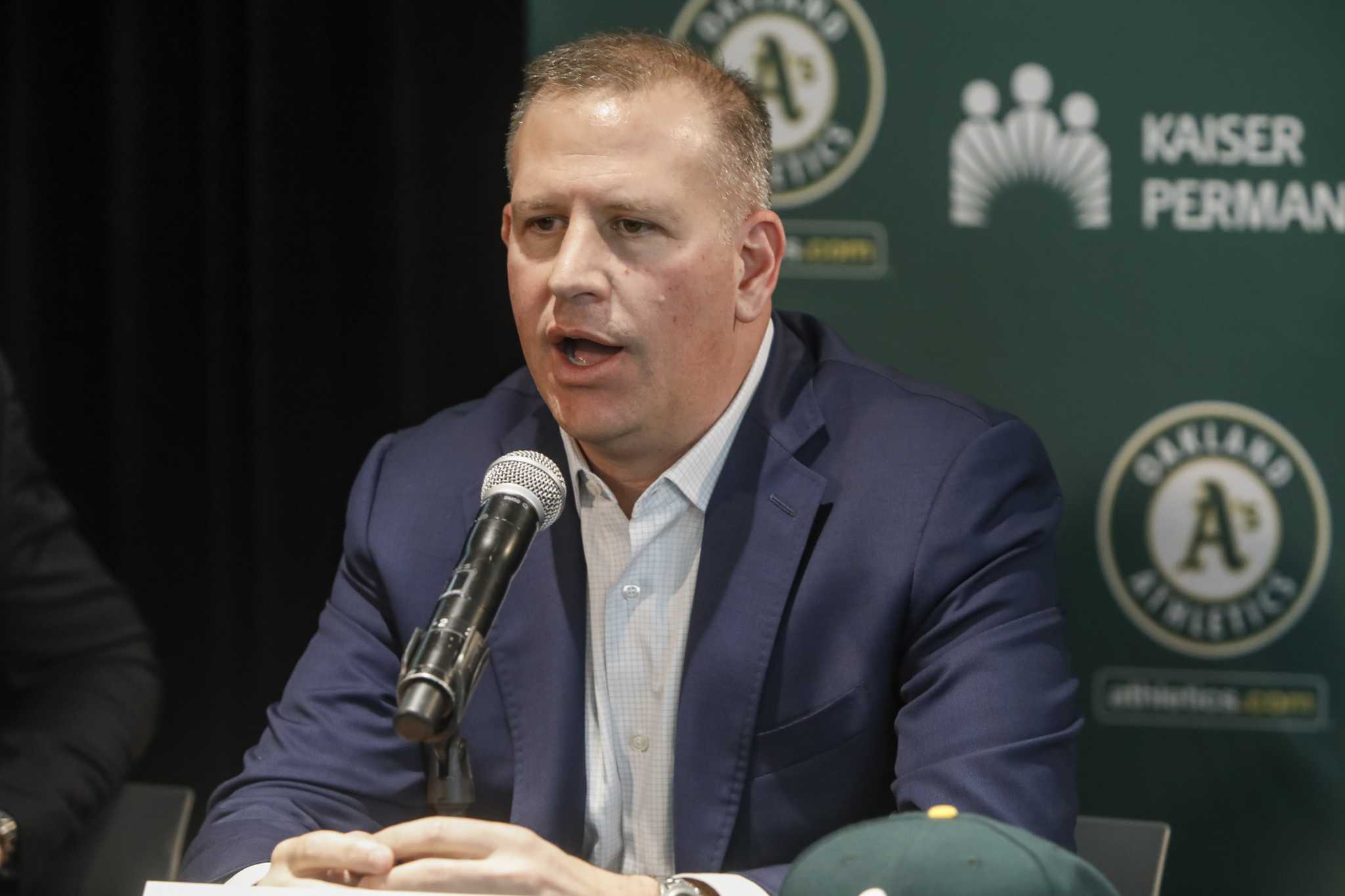 How A’s GM David Forst handles duties as MLB ponders Las Vegas move