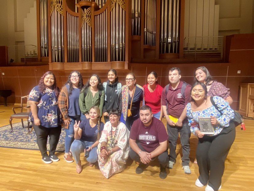 Novelist Sandra Cisneros reads her poems at Laredo event at TAMIU