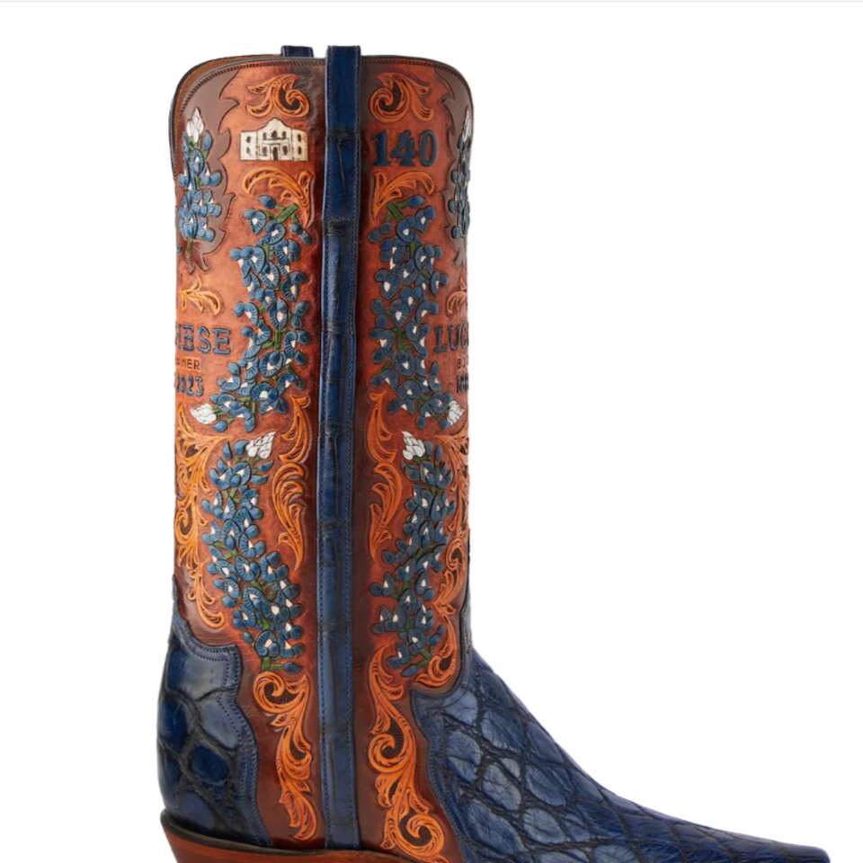 Lucchese unveils The Bluebonnet, $16K Texas themed hand-made boot