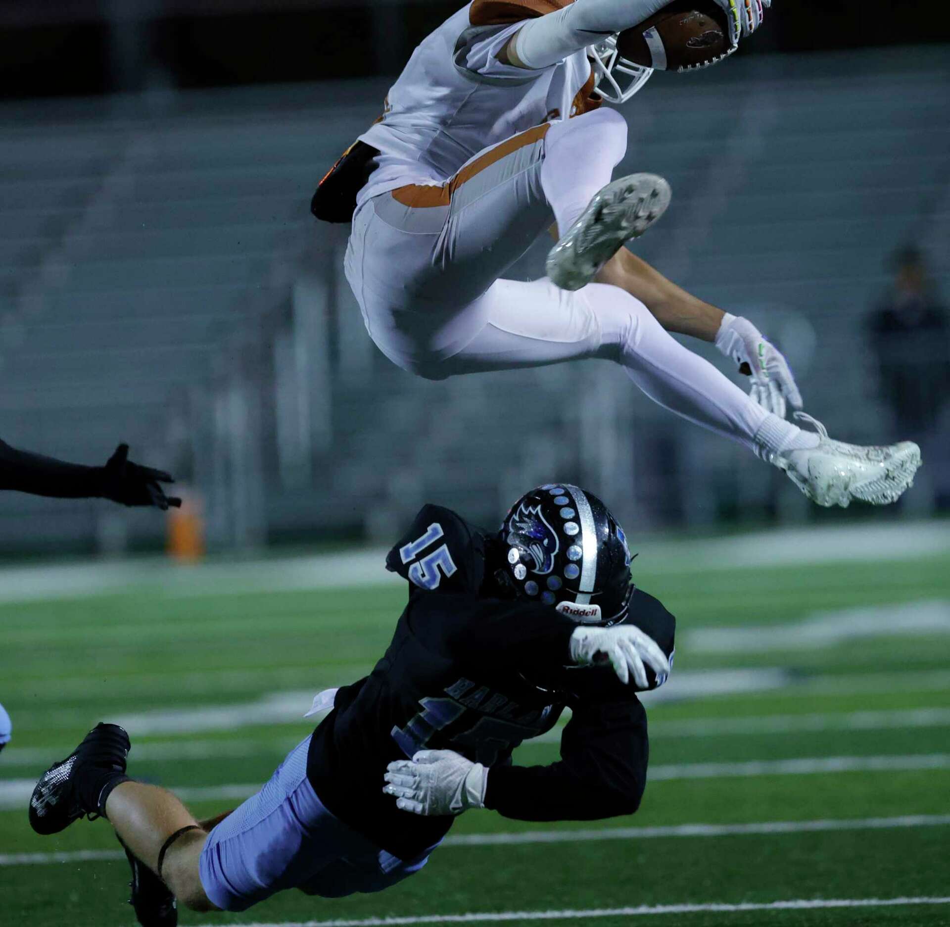Harlan football holds off Eagle Pass in bi-district playoff