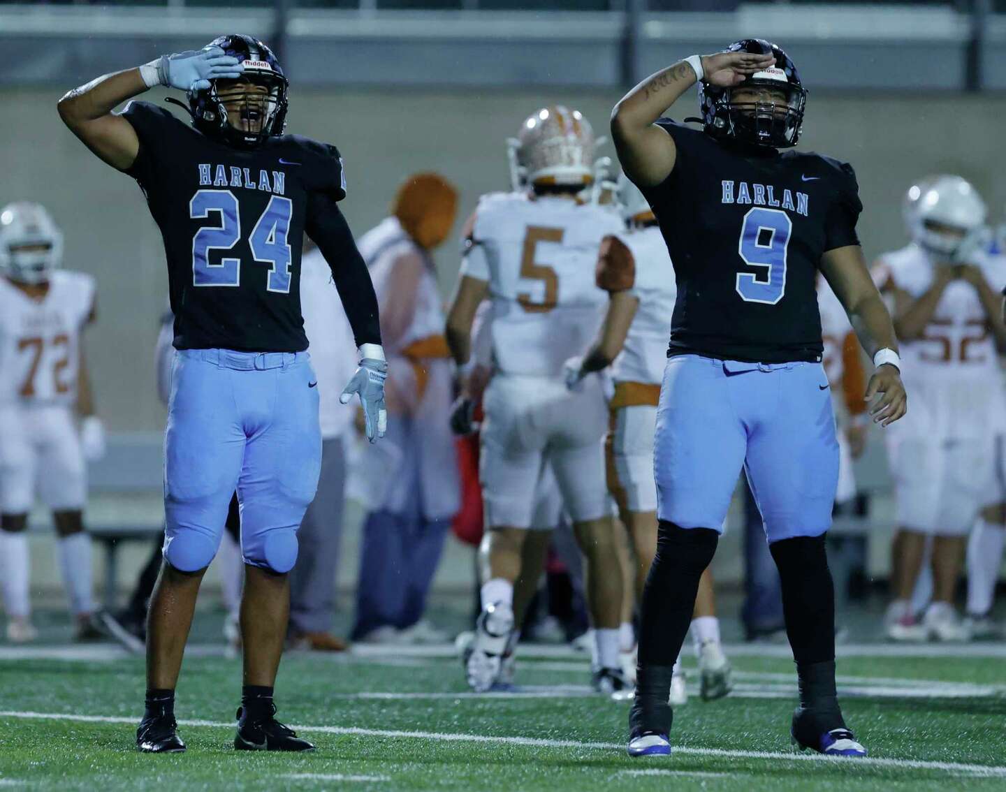 Harlan football holds off Eagle Pass in bi-district playoff