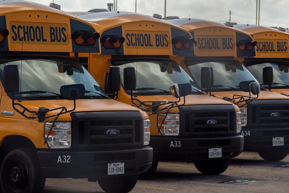 East Texas school district swaps buses for an all-electric fleet