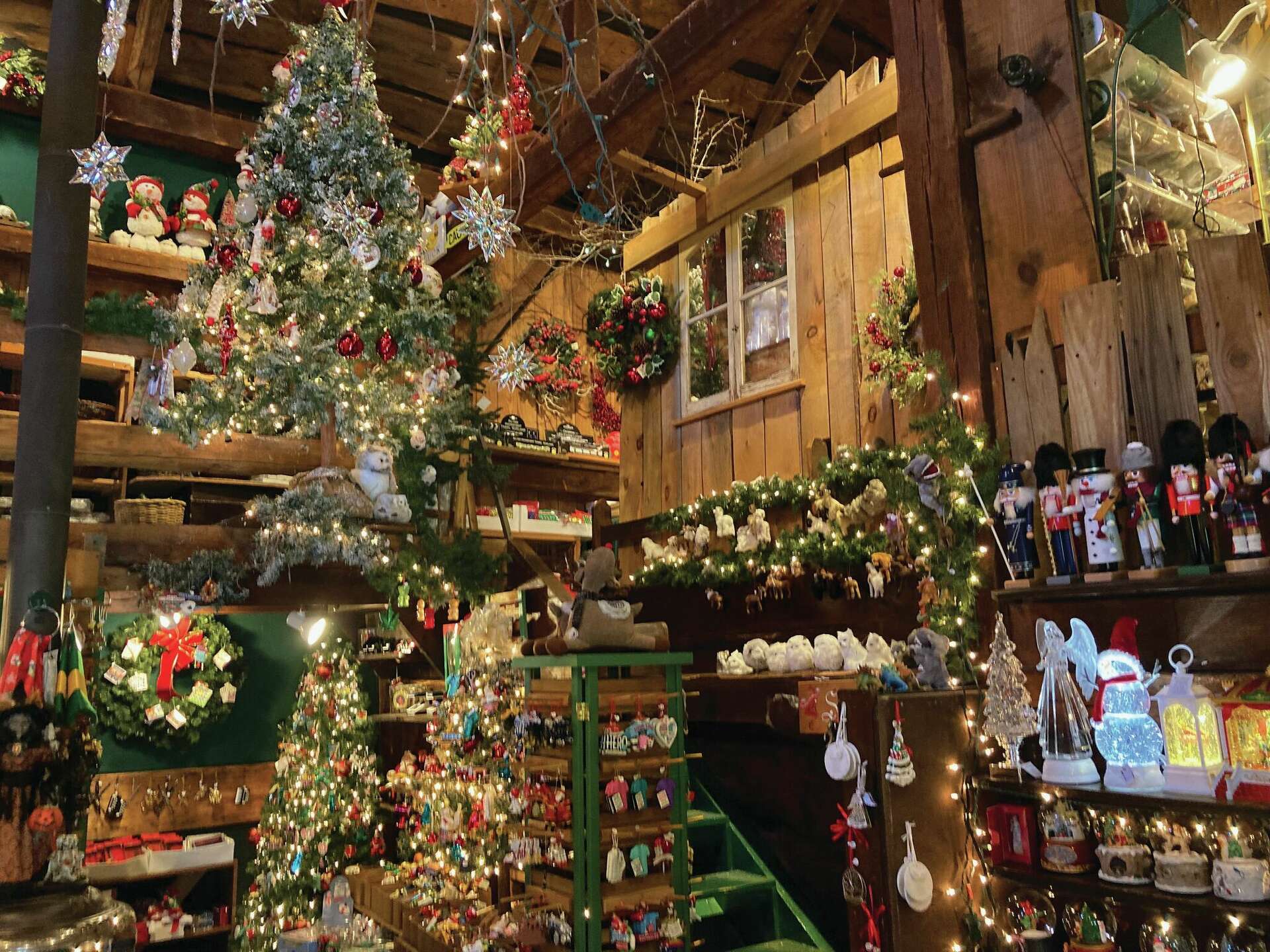 The Pink Sleigh in in Westbrook, CT is a beloved holiday shopping spot