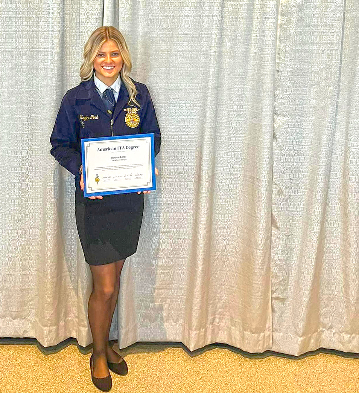FFA members awarded American FFA Degree