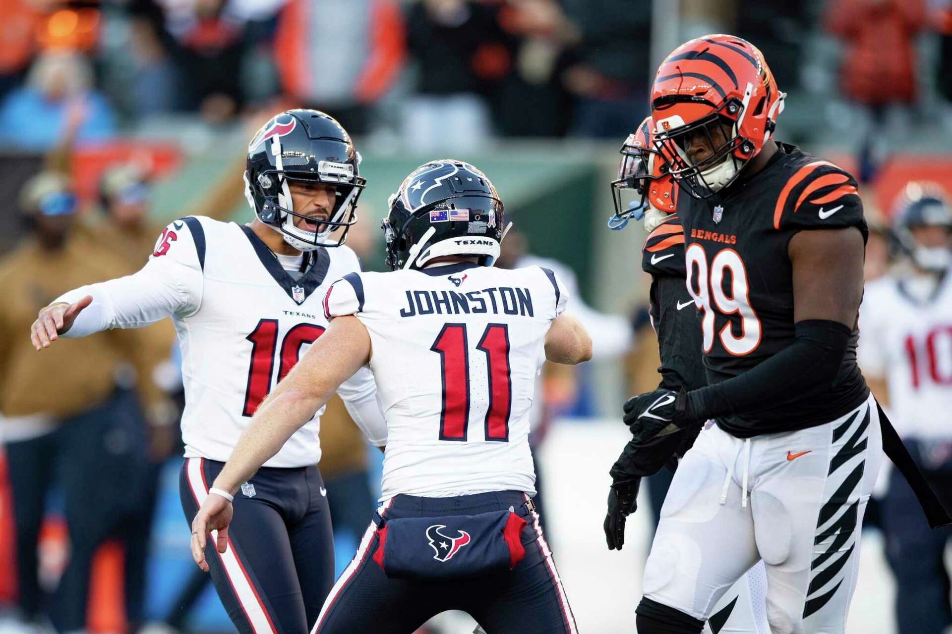 Houston Texans: Matt Ammendola went from watching TV to winning kick