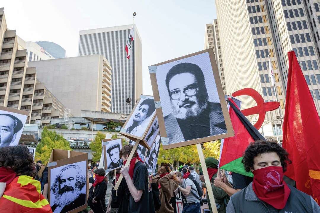 Thousands march against APEC in S.F.’s first major protest of summit