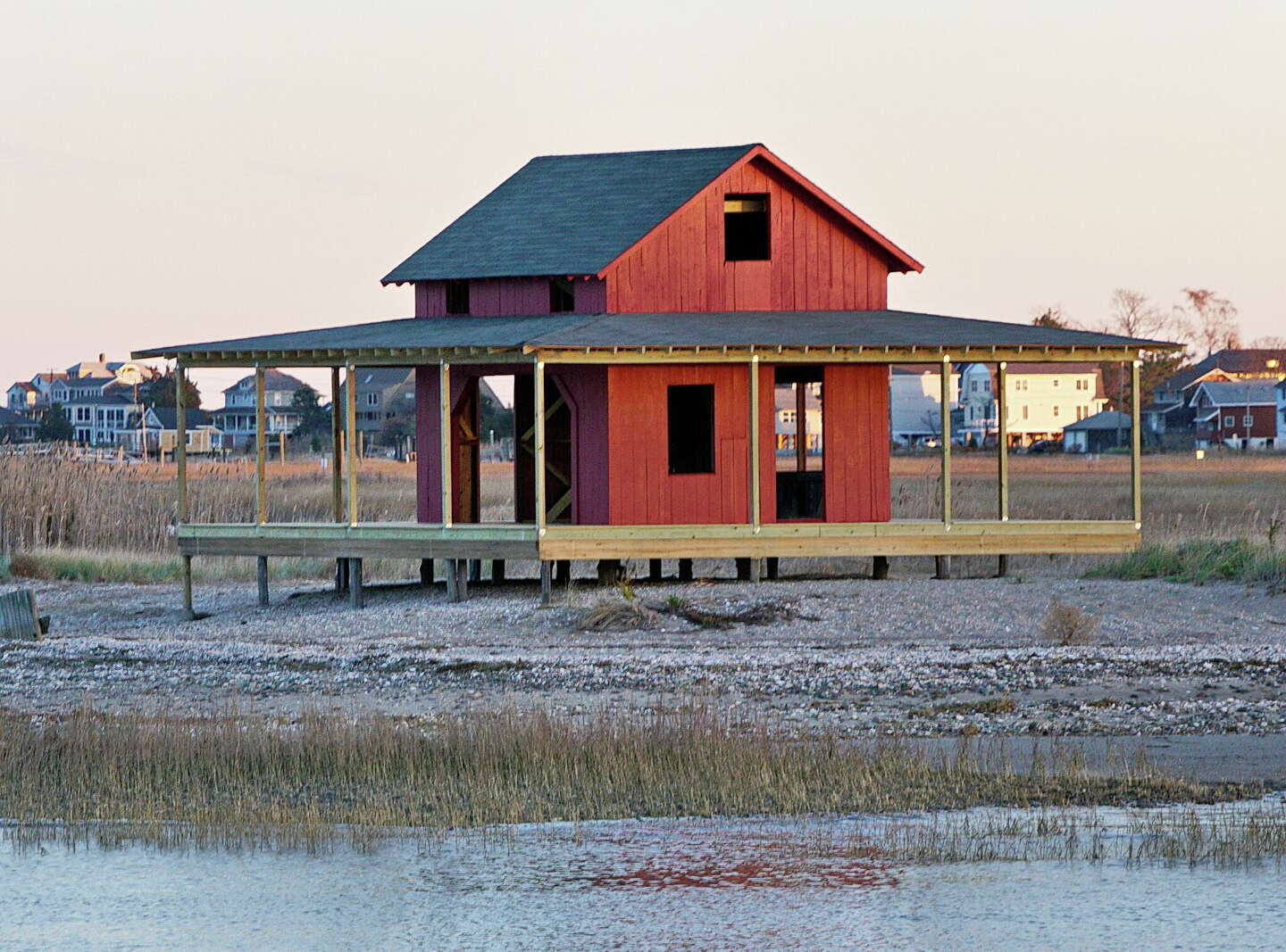 Guilford, DEEP plan to move Red Shack, in peril of washing away
