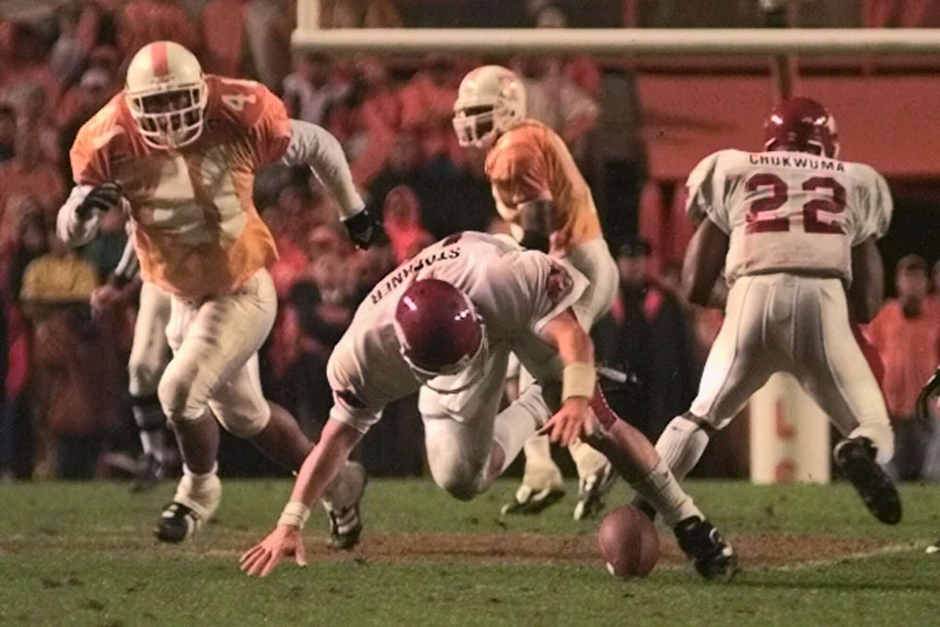 Clint Stoerner: Ex-Arkansas QB revisits infamous fumble in new film