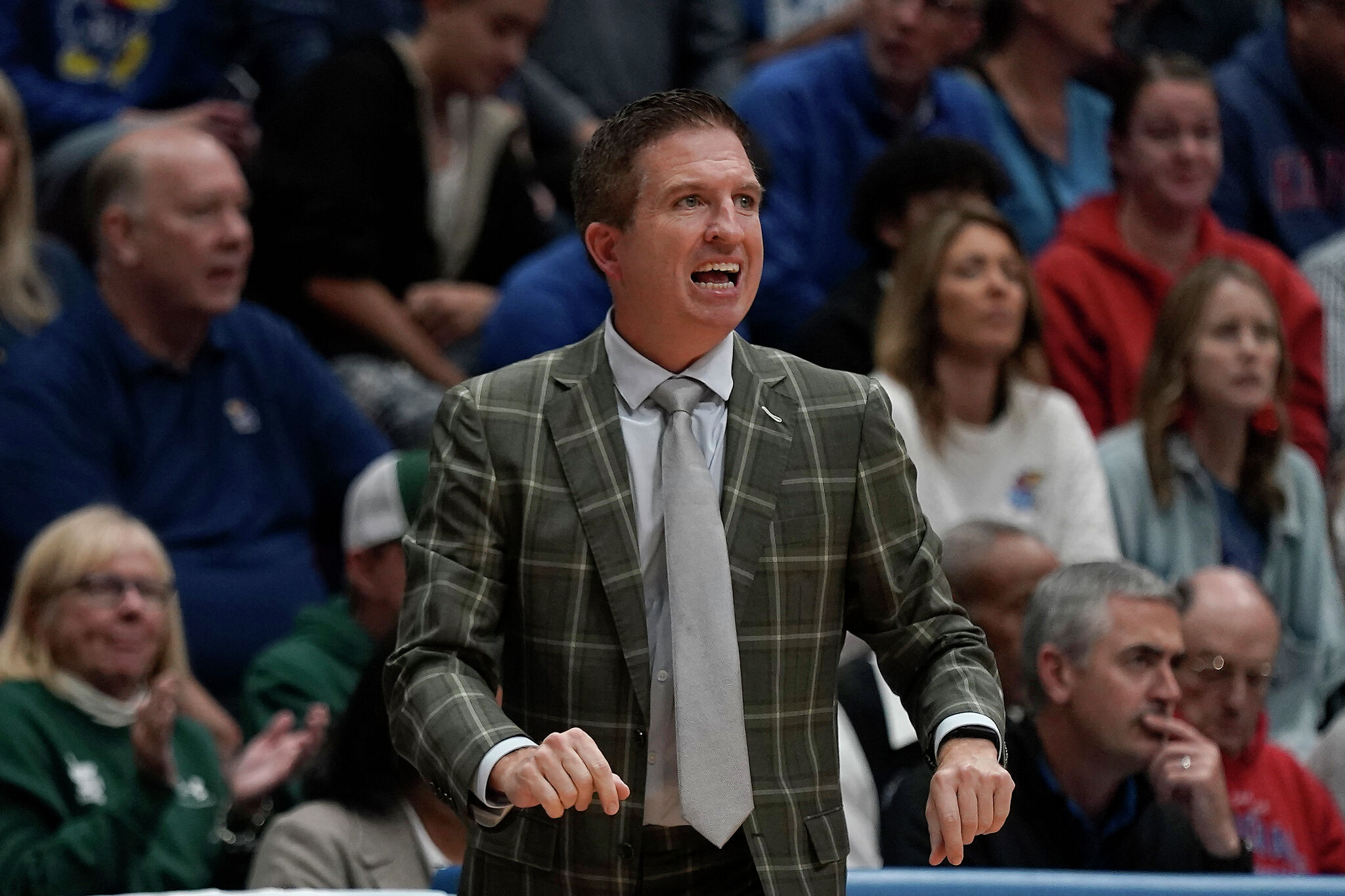 Manhattan coach John Gallagher preparing for UConn men's basketball