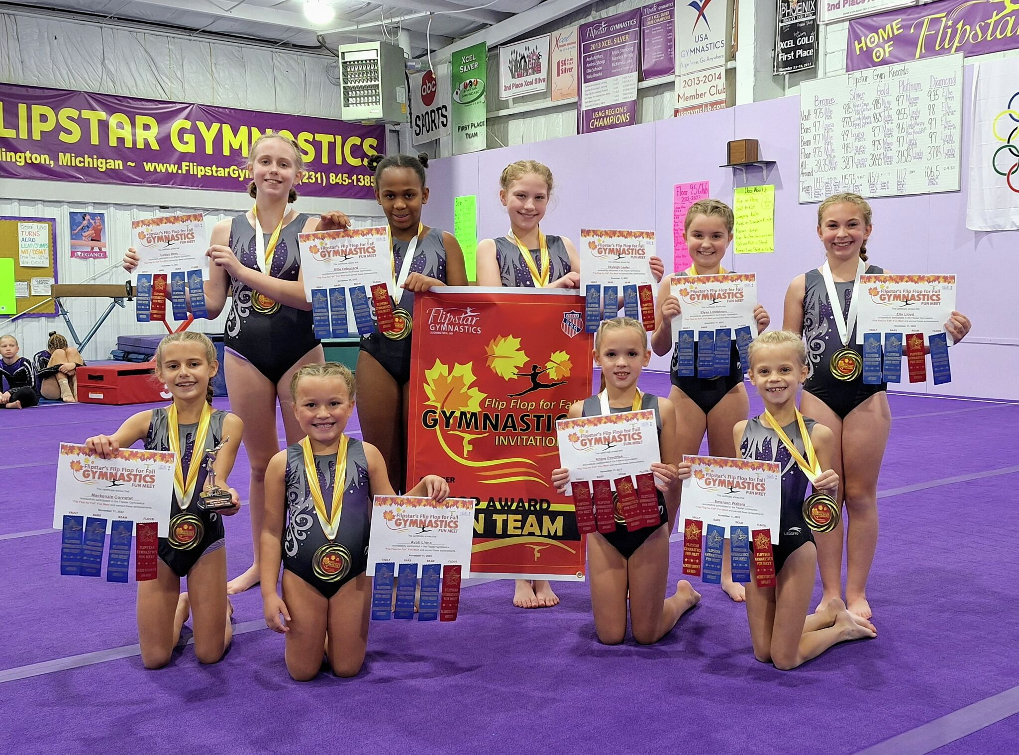Flipstar Gymnastics kicks off the season with great success
