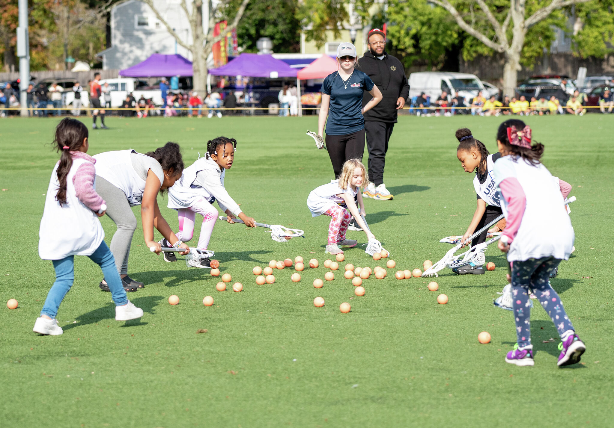 Stamford celebrates National Play Lacrosse Day with clinic for kids