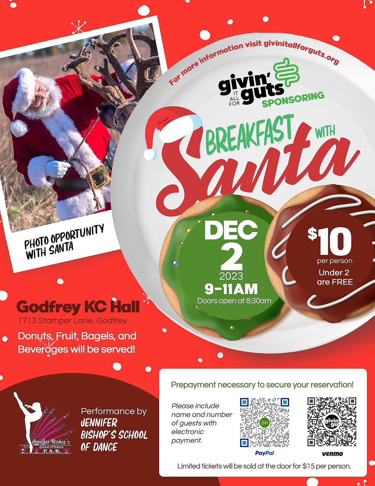 Meet Santa and support a cause at Givin’ It All For Guts event