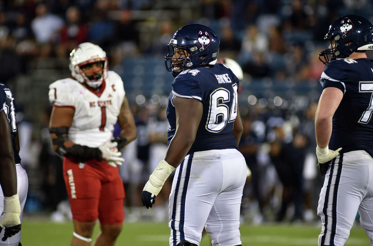 UConn football OL Christian Haynes prepares for final home game