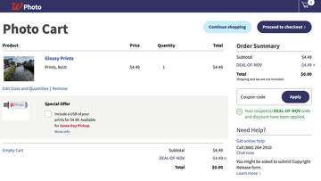 Get a free 8" x 10" photo print at Walgreens today