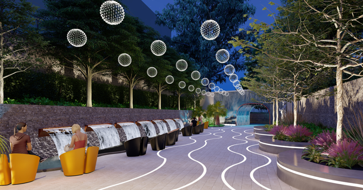 Renderings of 'The Link' project set in downtown San Antonio