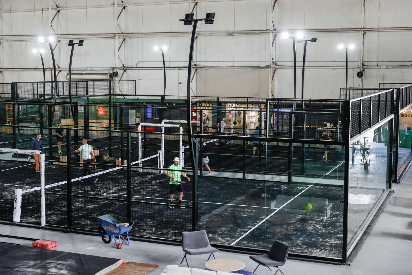 S.F. hangar converted into cathedral for new racket sport padel