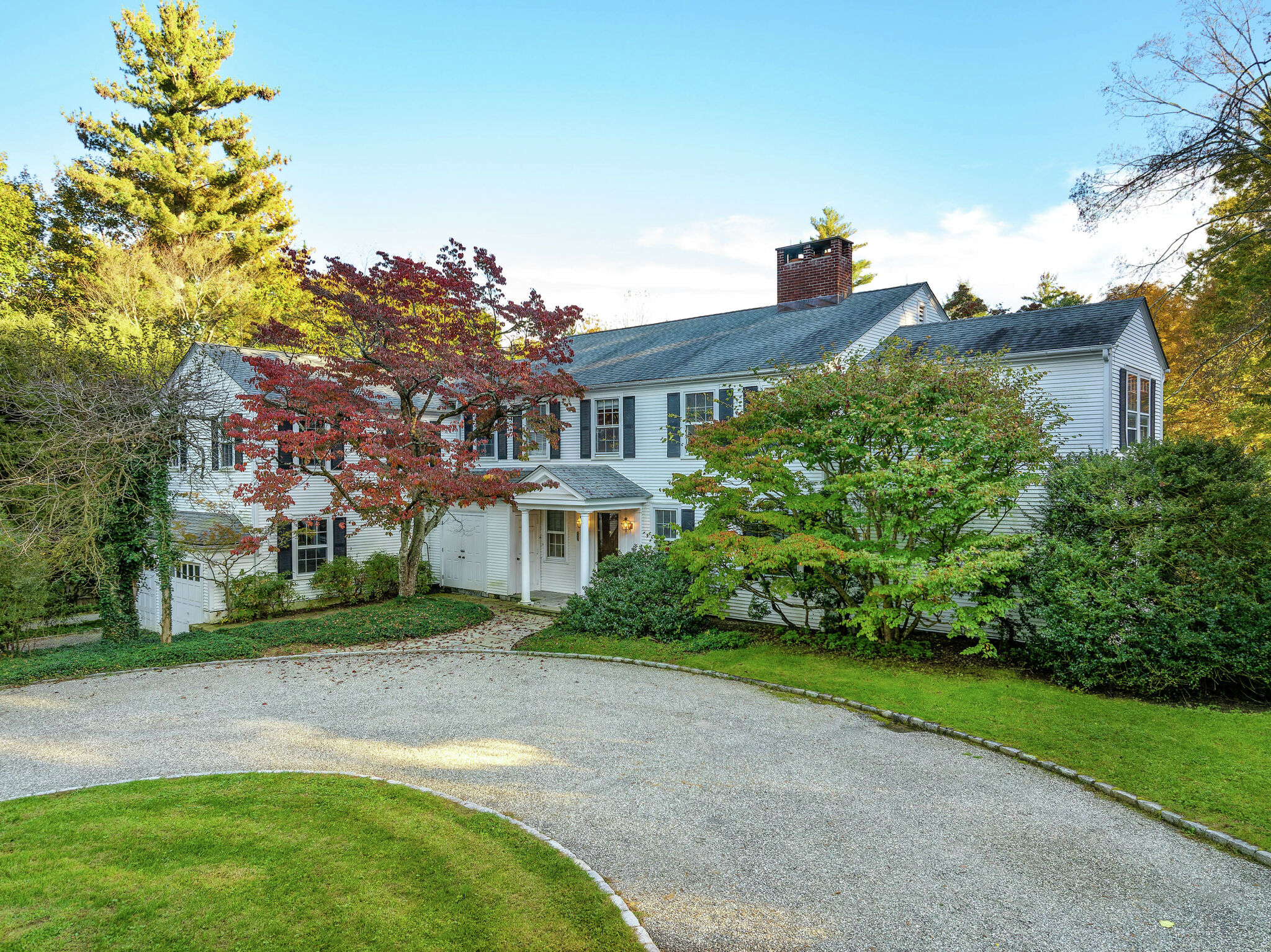 Classic colonial on idyllic Rockefeller land